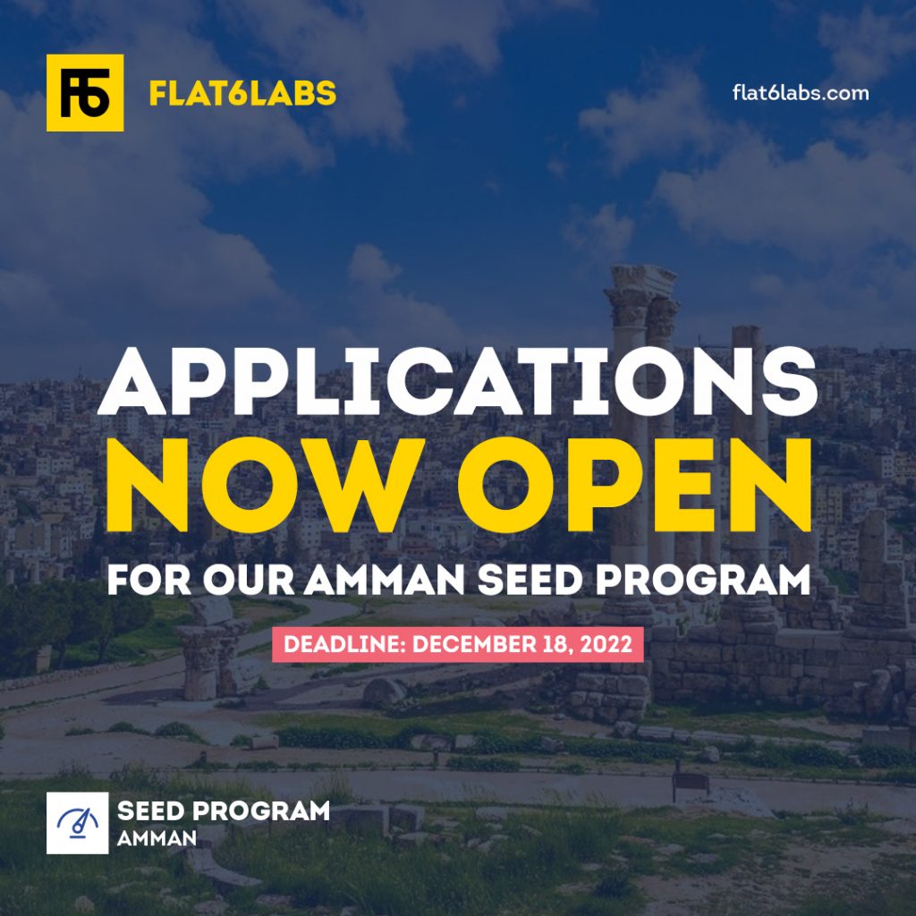 Flat6Labs Amman Seed Program Cycle 4 – int@j