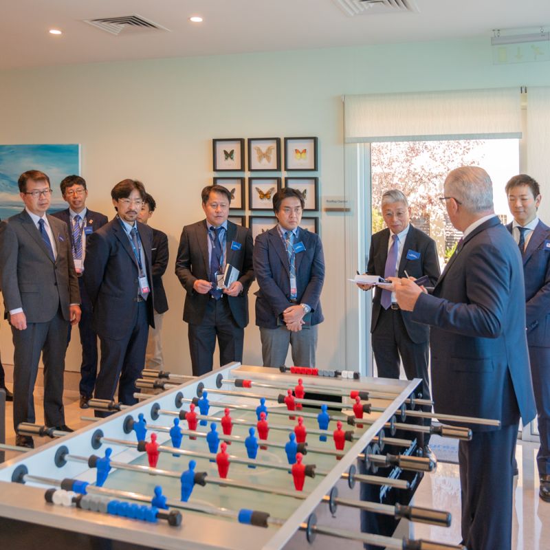 ProgressSoft present their company to a prestigious Japanese delegation ...