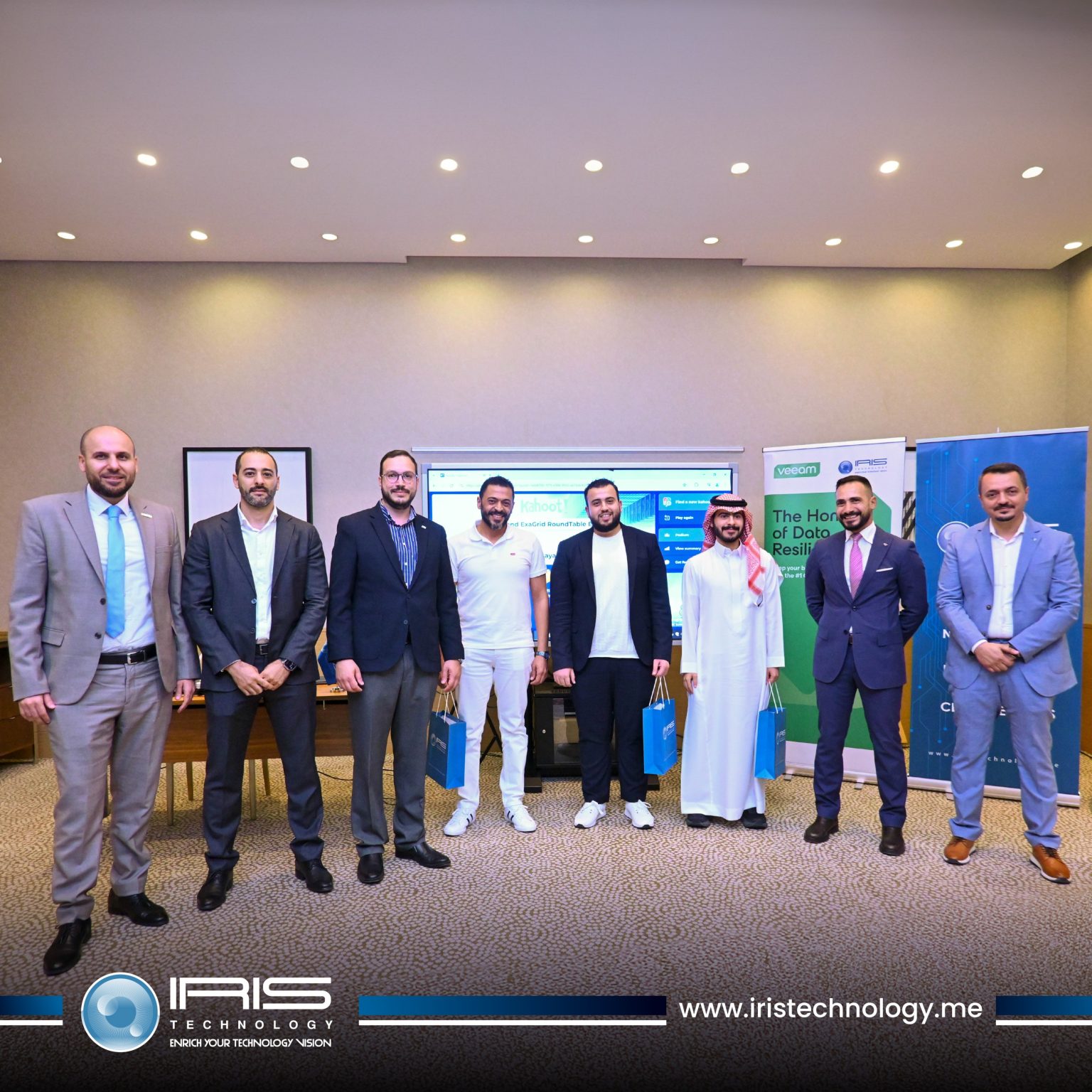 IRIS Technology | ExaGrid and Veeam Roundtable Event at Hilton Riyadh Hotel & Residences – int@j