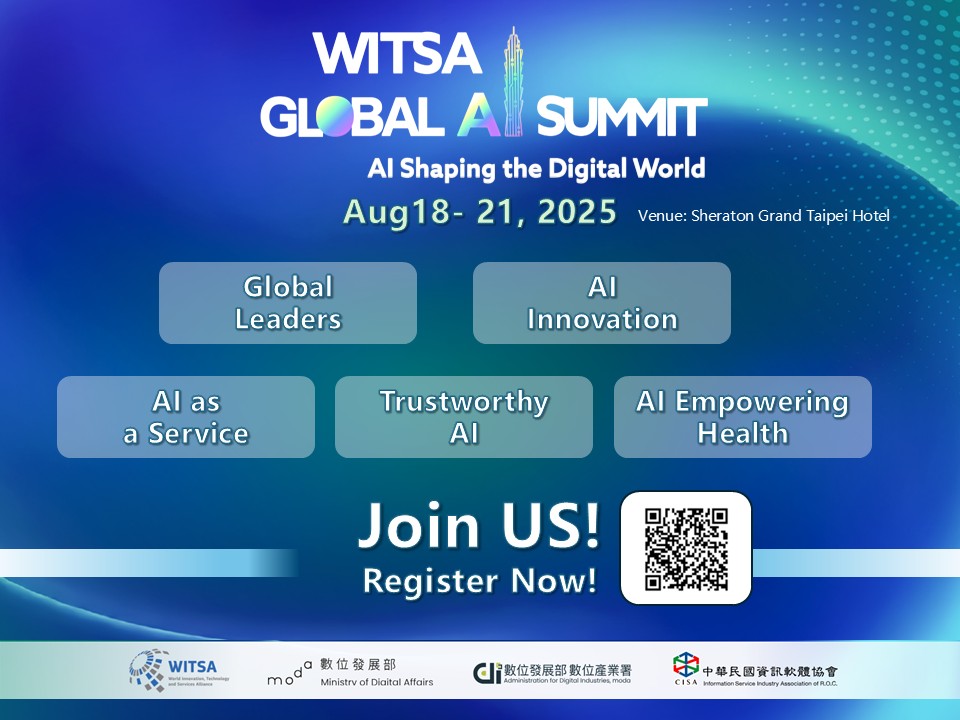 Invitation to Join the 2025 WITSA Global AI Summit in Taipei – int@j